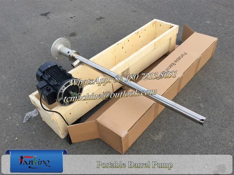 Portable Barrel Pump 38l/min For Epoxy Resin At 25000cps - Buy Portable ...
