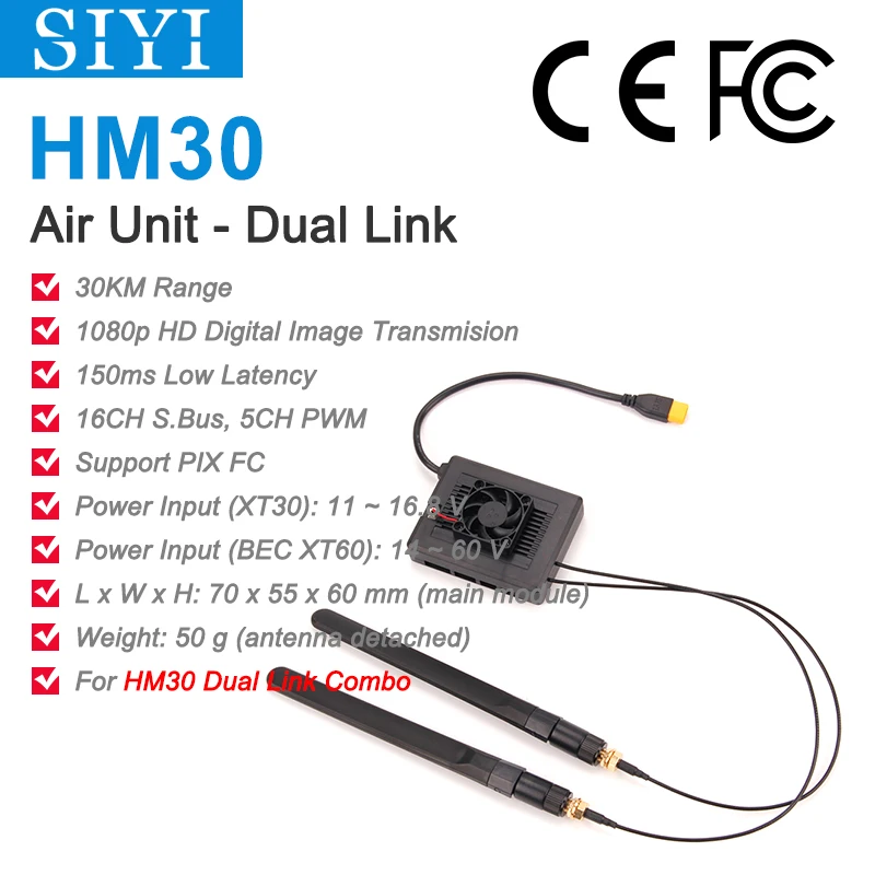 Siyi Mk32 Hm30 Mk15 Air Unit With Long Range Full Hd 1080p Image ...