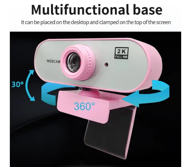Full HD 1080P 4K Mini USB Camera for Live Broadcast & Video Conferences
