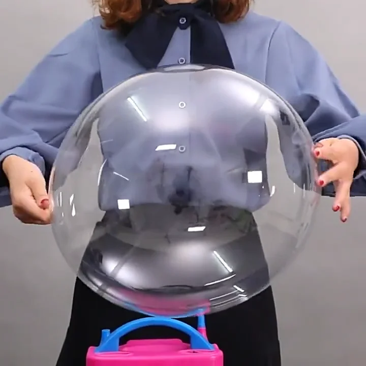 Clear Balloons Transparent Rose Led Bobo Bubble Balloons 12 20 24 Inch ...