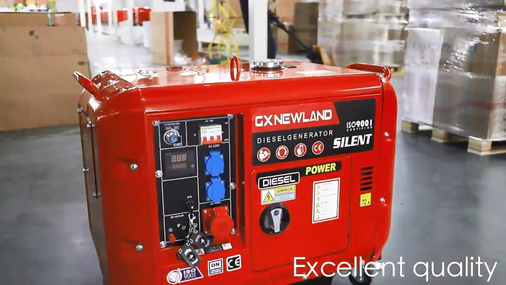 9 Hp Diesel Engine 186f 418cc 5kv Silent Diesel Generator For Home ...