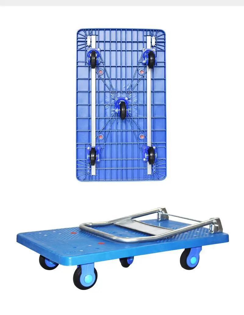 300kg 4 Wheel Logistics Cart Turnover Trailer Picking Truck Hand Cart ...