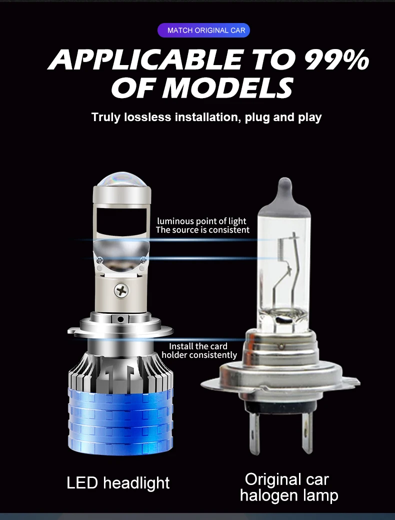 Factory Bi Led Lens Laser Lens Headlights 90w Bi Led Lenses Projection ...