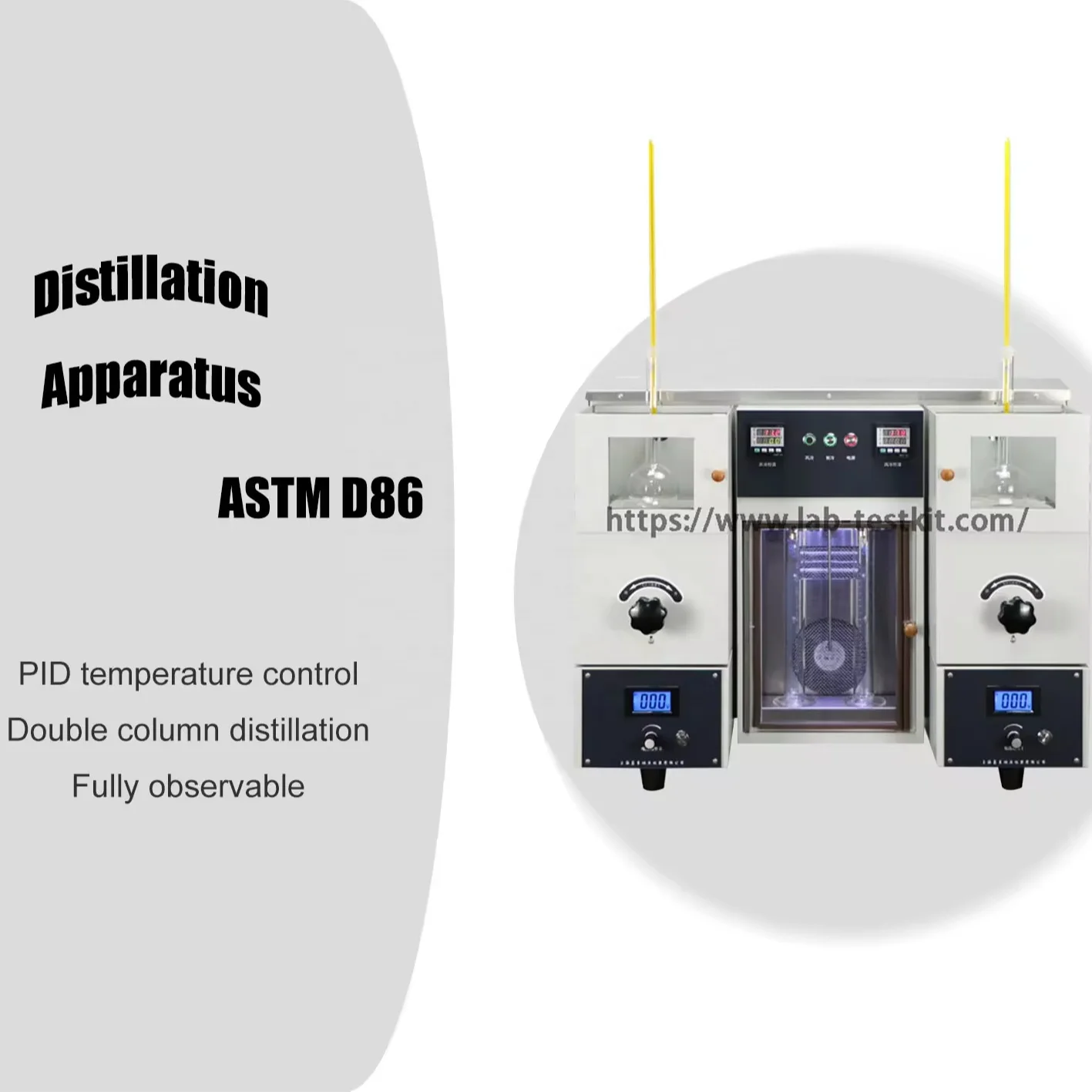 Distillation Apparatus Low Temperatures Double-barreled Normal Pressure ...