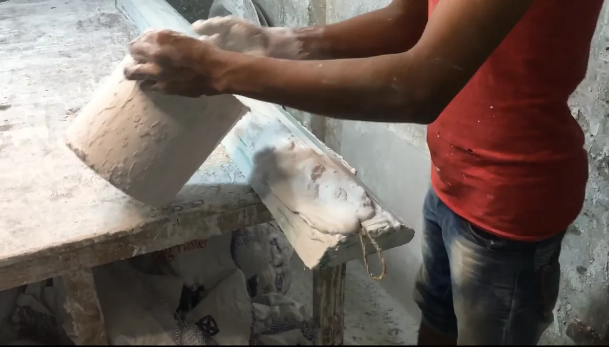 Plaster Template Die Gypsum Cornice Mold Silicone Rubber