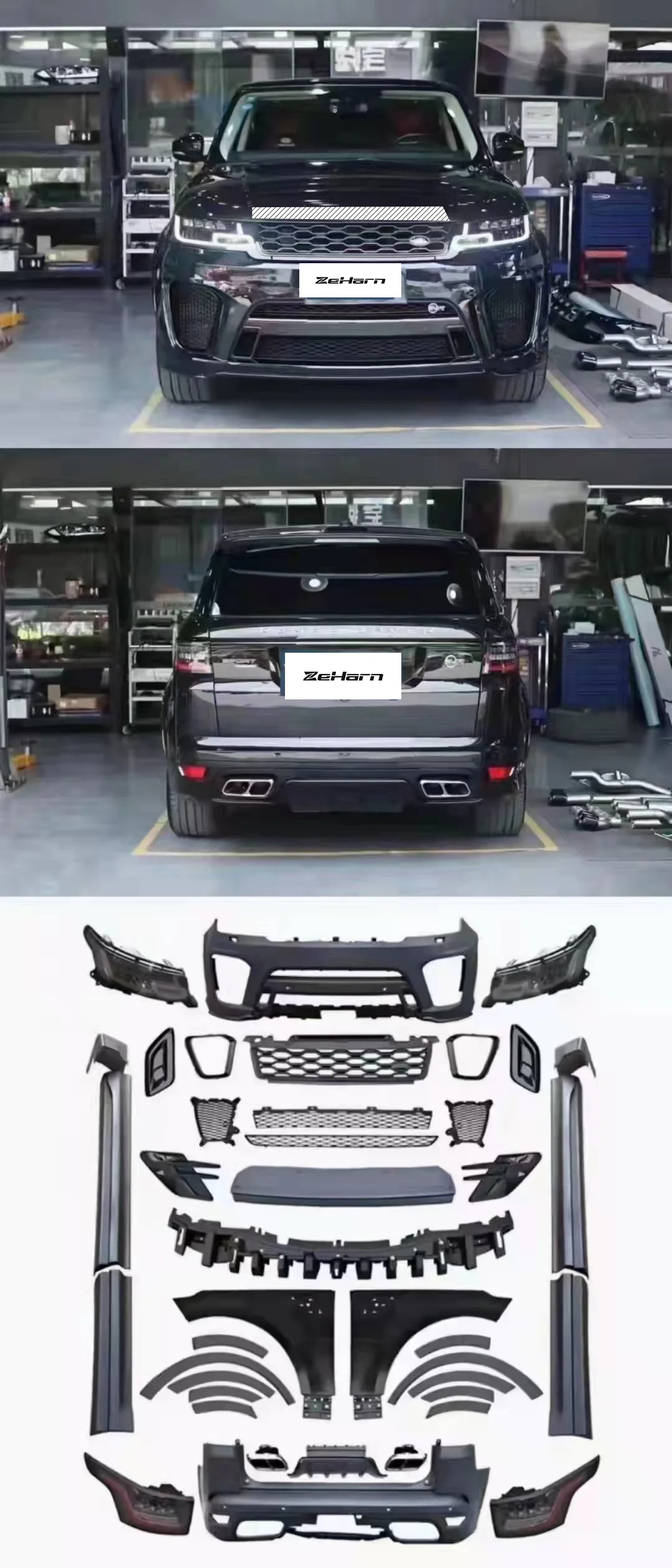 Upgrade Convert Svr Model Body Kit Facelift Big Surround For Range ...