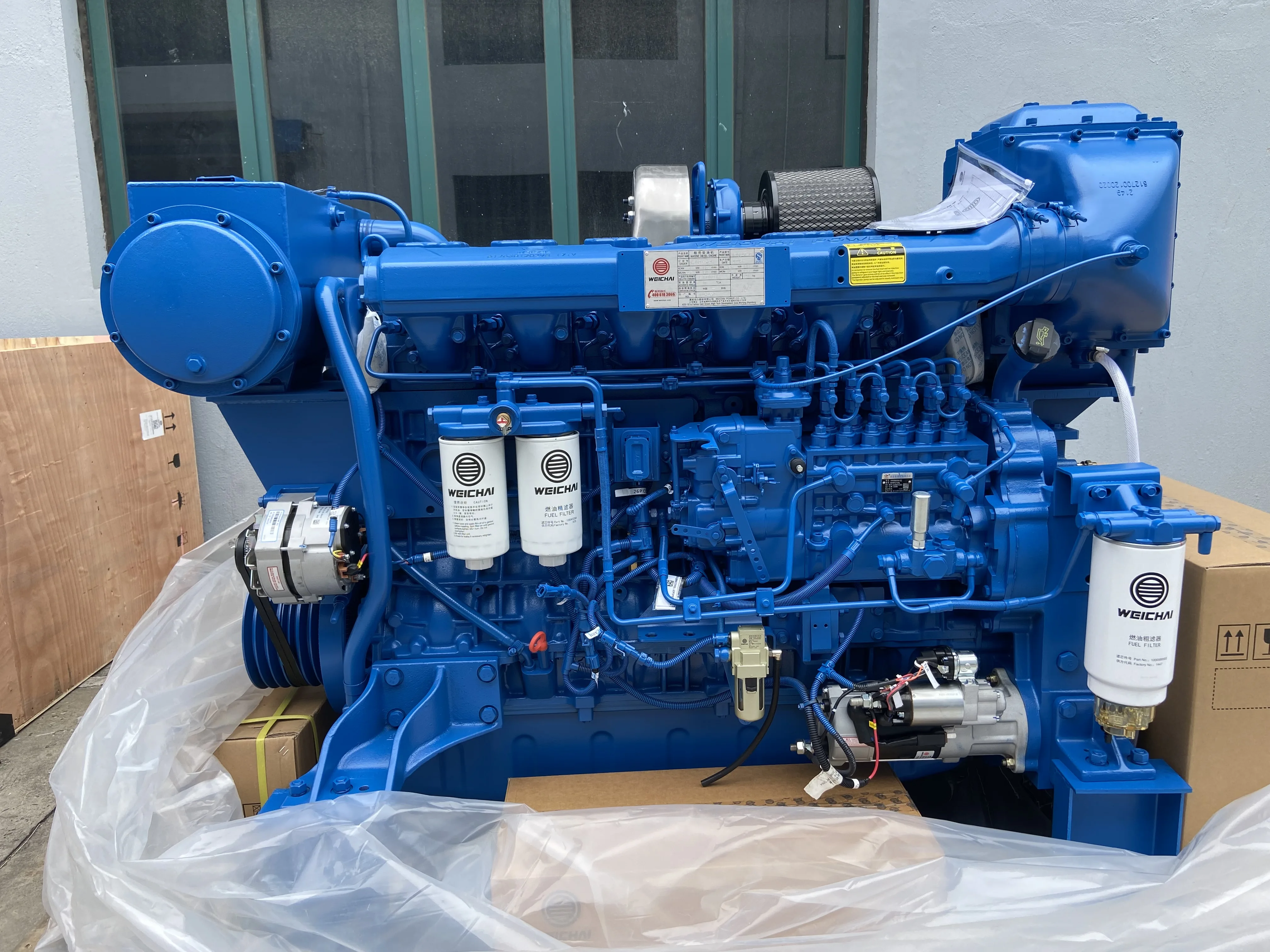 Original 6 Cylinders 500hp Mechanical Fuel Pump Weichai Wp13 Marine ...