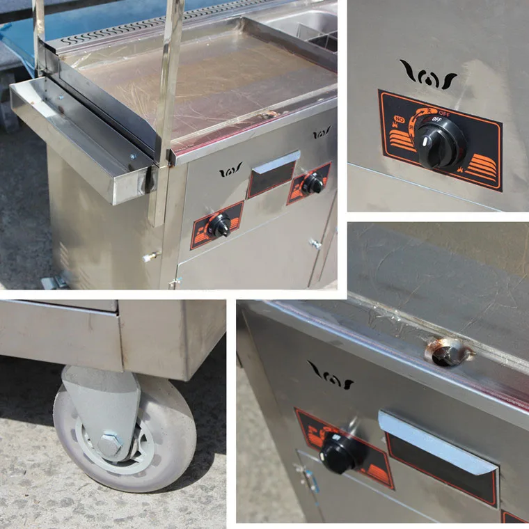 French Fries Hot Dog Snack Cart - Easy Street Food Vending