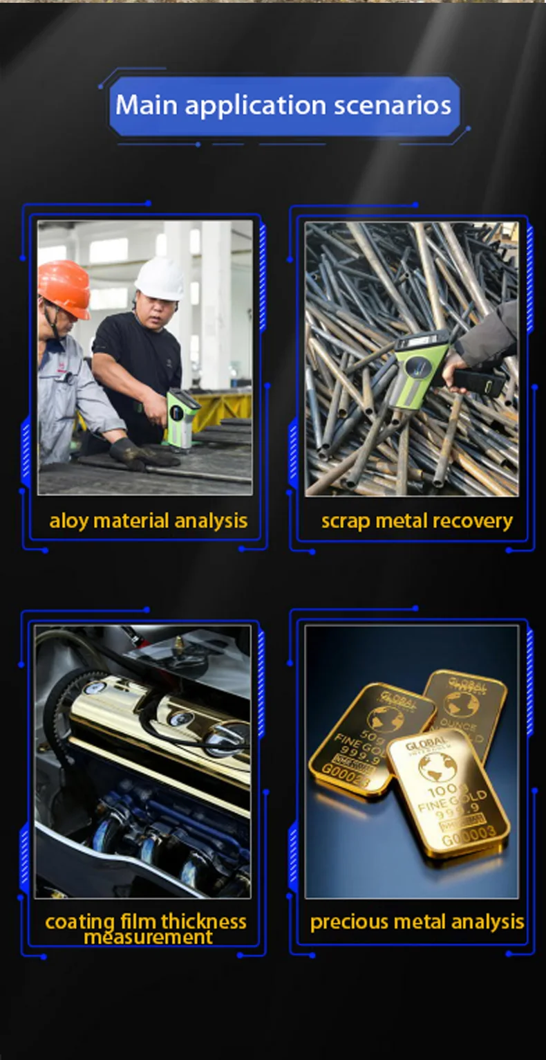 Premium Quality Hot Plug Gold Metal Mineral Testing Handheld Xrf ...