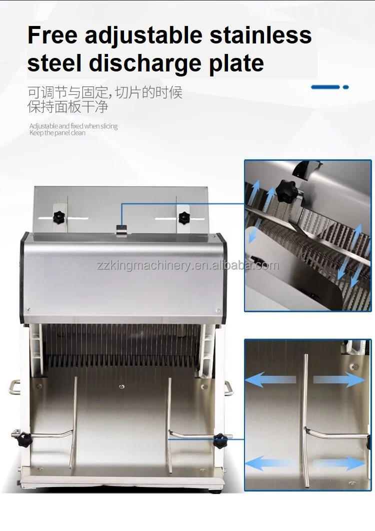Bakery Equipment Full Stainless Steel Electric Bread Slicing Machine ...