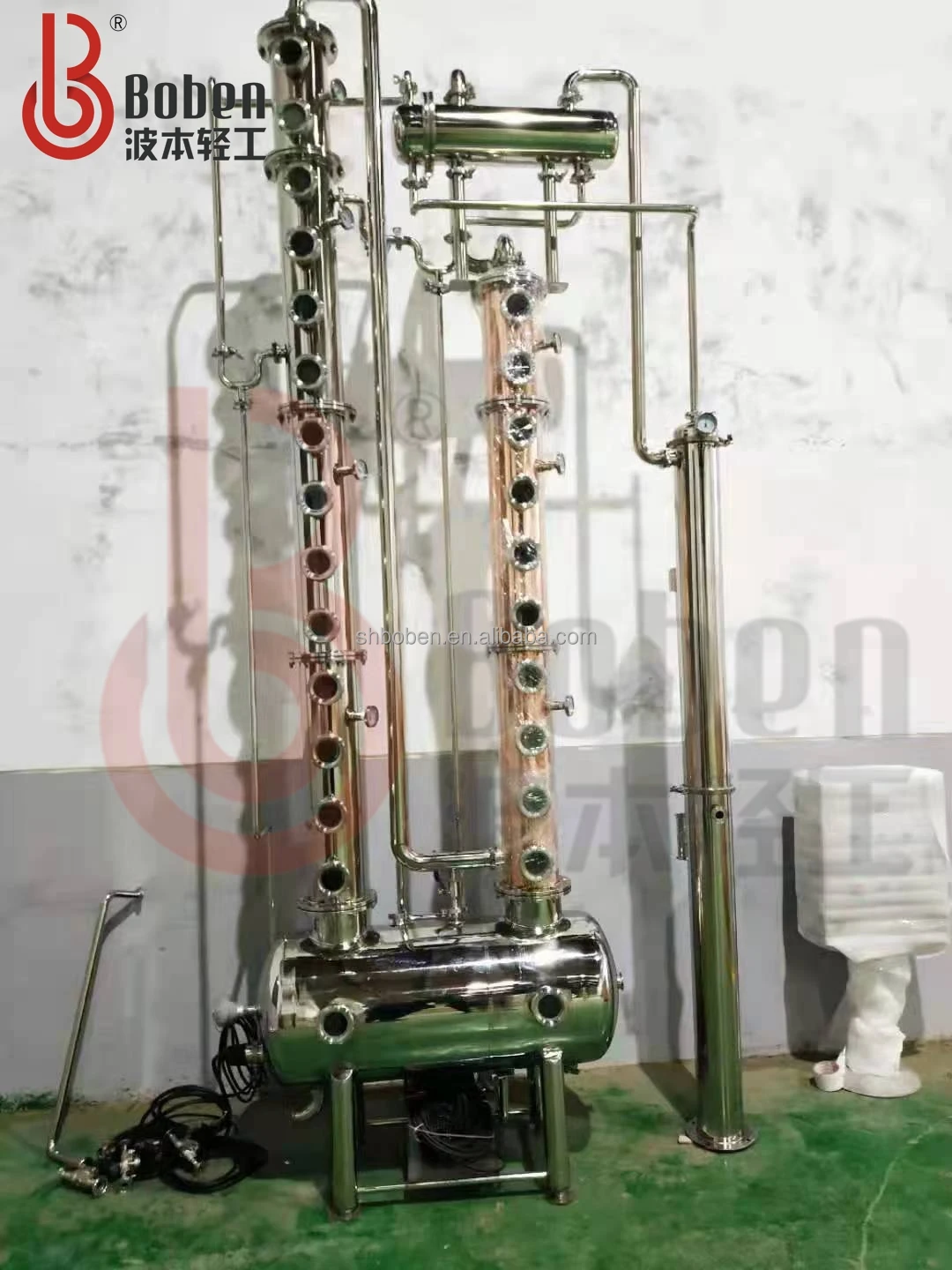 Continuous Column Stills Copper Distiller Boben Distilling Equipment ...