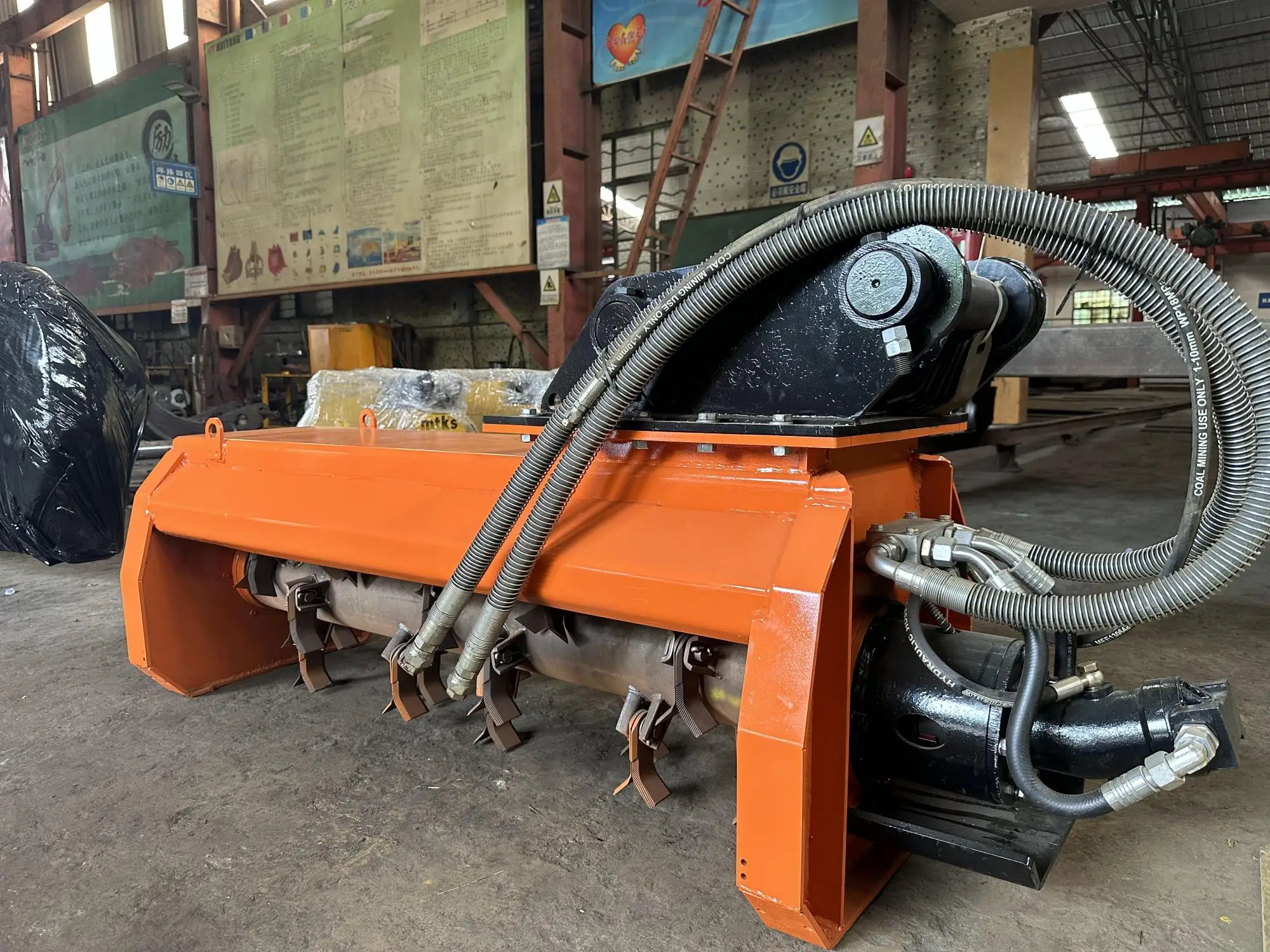 High Efficiency Farm Machines Flail Mower Mini Excavator Flail Mulcher ...