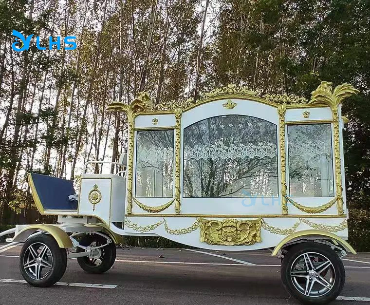 Electric or Horse-Drawn Funeral Hearse - LHS Funeral Chariot