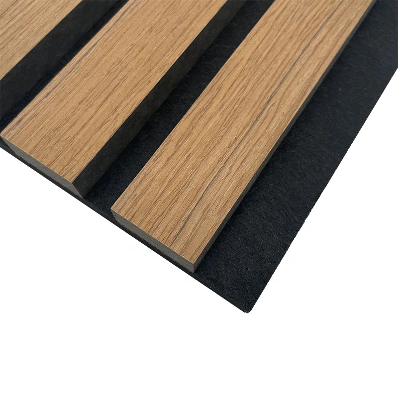 Custom Akupanel Teak Wood Slat Panel Akustik Panel Fsc Wooden Acoustic ...