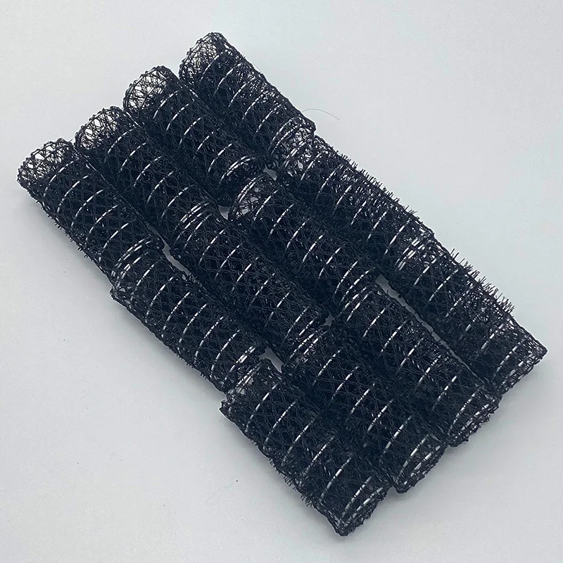 Wire Mesh Hair Rollers With Flexible Locking Pin And Nylon Brush In The ...