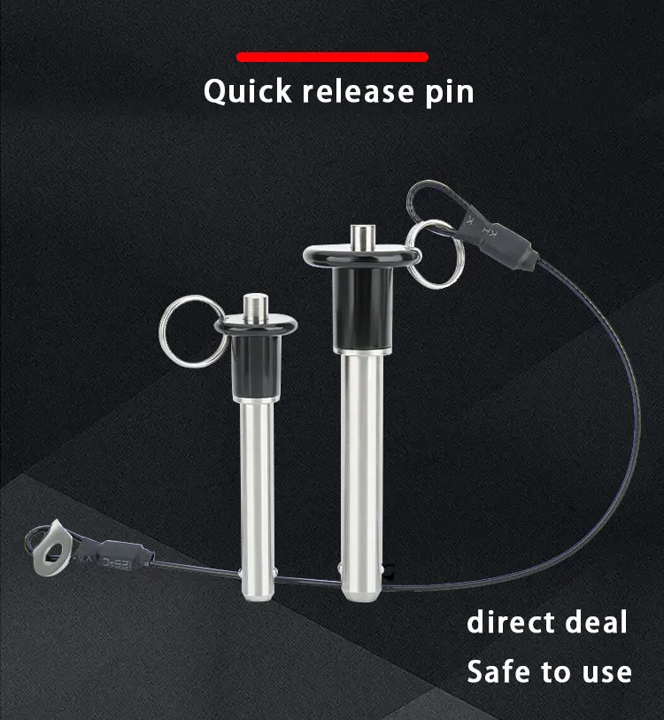 VCN011 Dia 14mm Stainless Steel Double Action Push Safety Quick Release ...