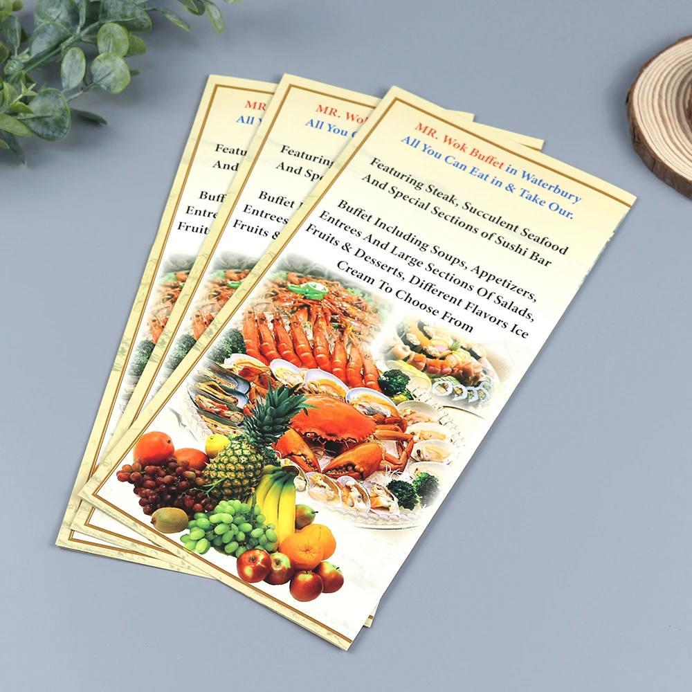 Custom Flyer & Brochure Printing Service With Sewing Binding Available ...