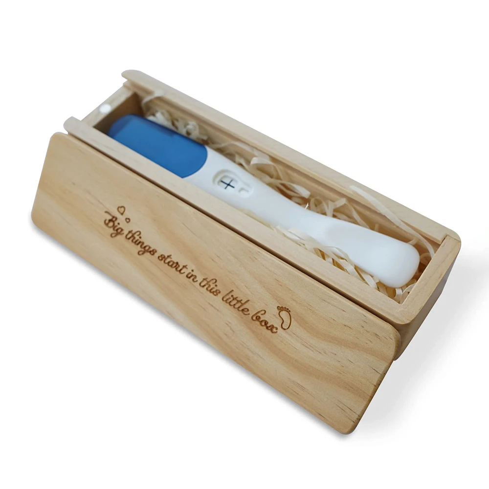 HAMUIERS Pregnancy Test Keepsake Box - Special Announcement