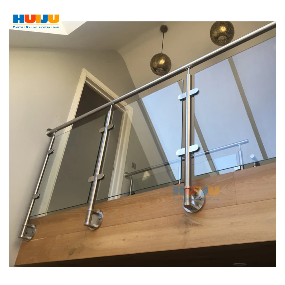 HJ External Glass Railing for Balcony Stairs - Durable & Stylish