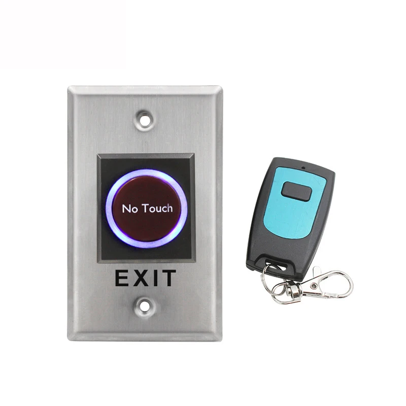 Stainless Steel Access Control Door Exit Button with Remote Control ...