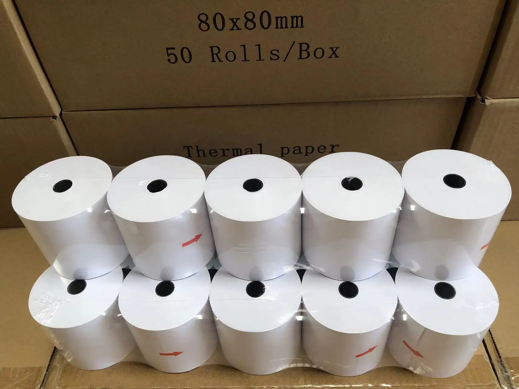 Roll Thermal Paper 80x80 80x70 Hd Thermal Paper - Buy Roll Thermal ...