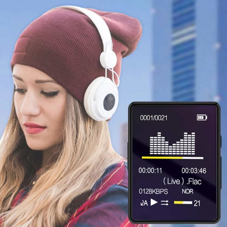 2025 Touch Screen MP3 Player with 8GB, Bluetooth 5.0, E-book Mode, and ...