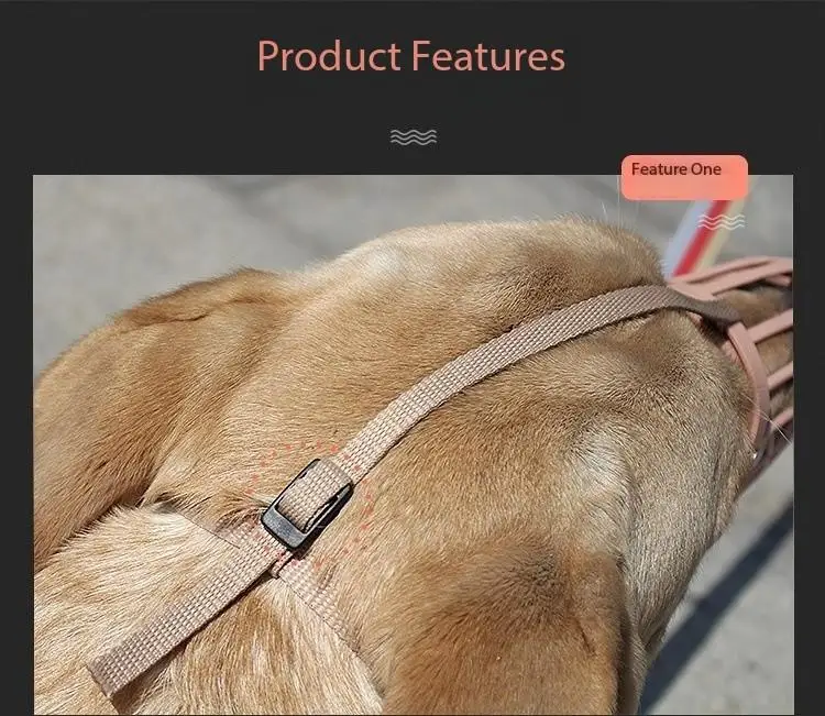 Pet Anti-Biting&Anti-Barking Masks Dog Muzzles Dog Training & Outdoor ...