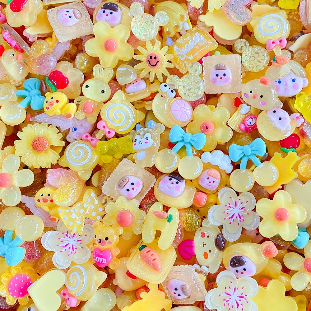Wholesale Kawaii Cartoon Flat Back Charms for DIY Crafts