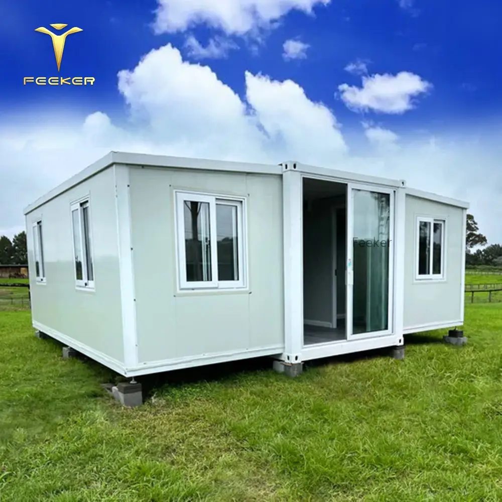 2 Bedroom 20ft Foldable Expandable Container House Prefab Office For Living And Labor Camp - Buy ...
