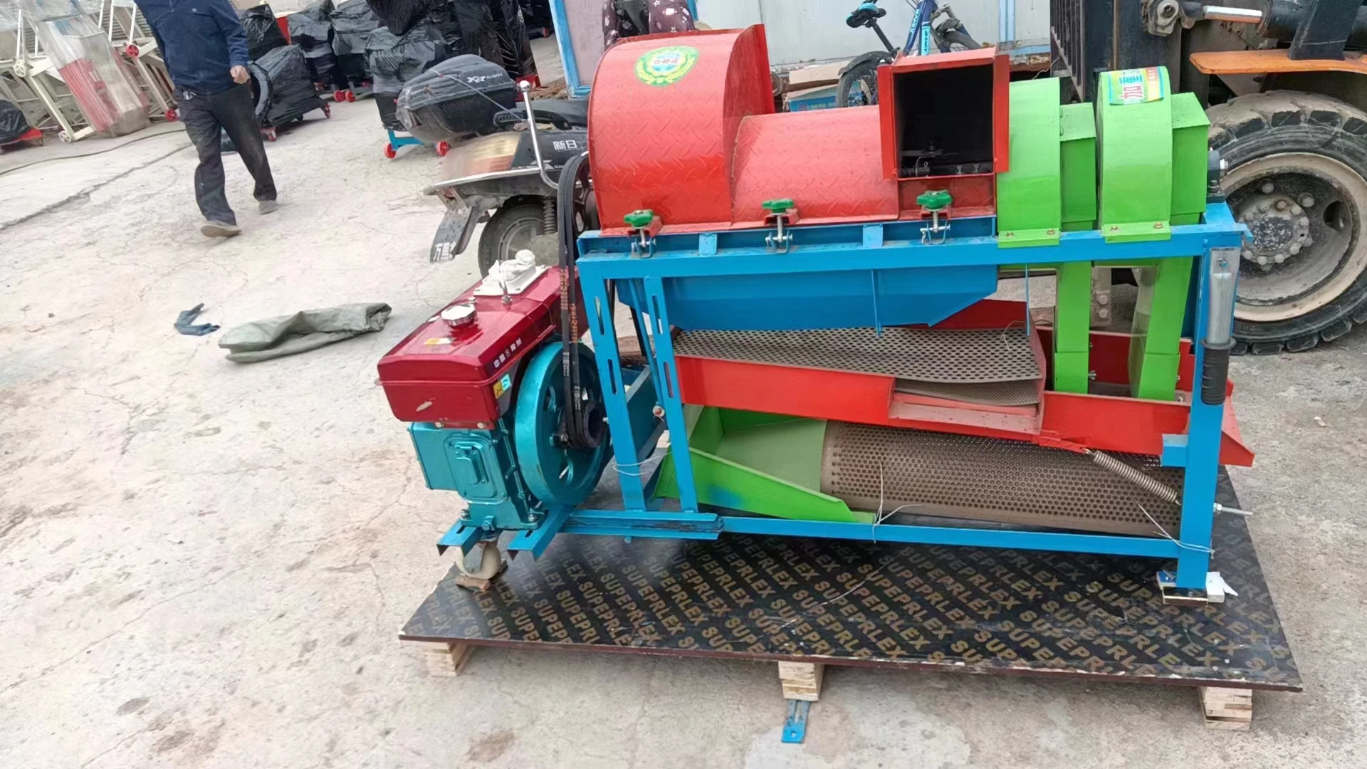 High Efficiency Agro Mini Sheller - Wheat & Bean Thresher