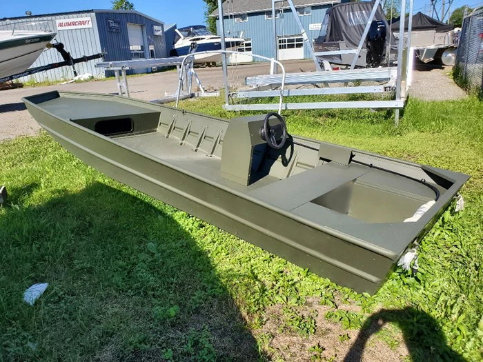 16ft Ecocampor Aluminum Jon Boat with Steering Console – New Mini Jet ...