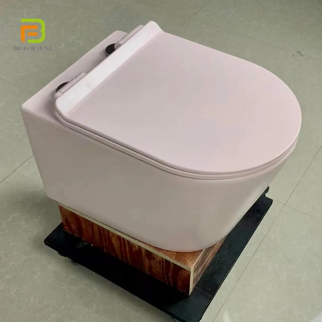 Modern Round Rimless Wall-hung Toilet Modern Ceramic Sanitary Ware ...