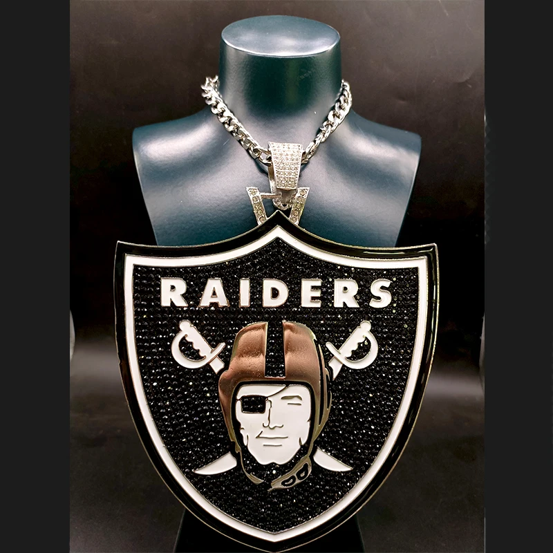 Customized Oakland Raiders 7inch Necklace - Sports Jewelry