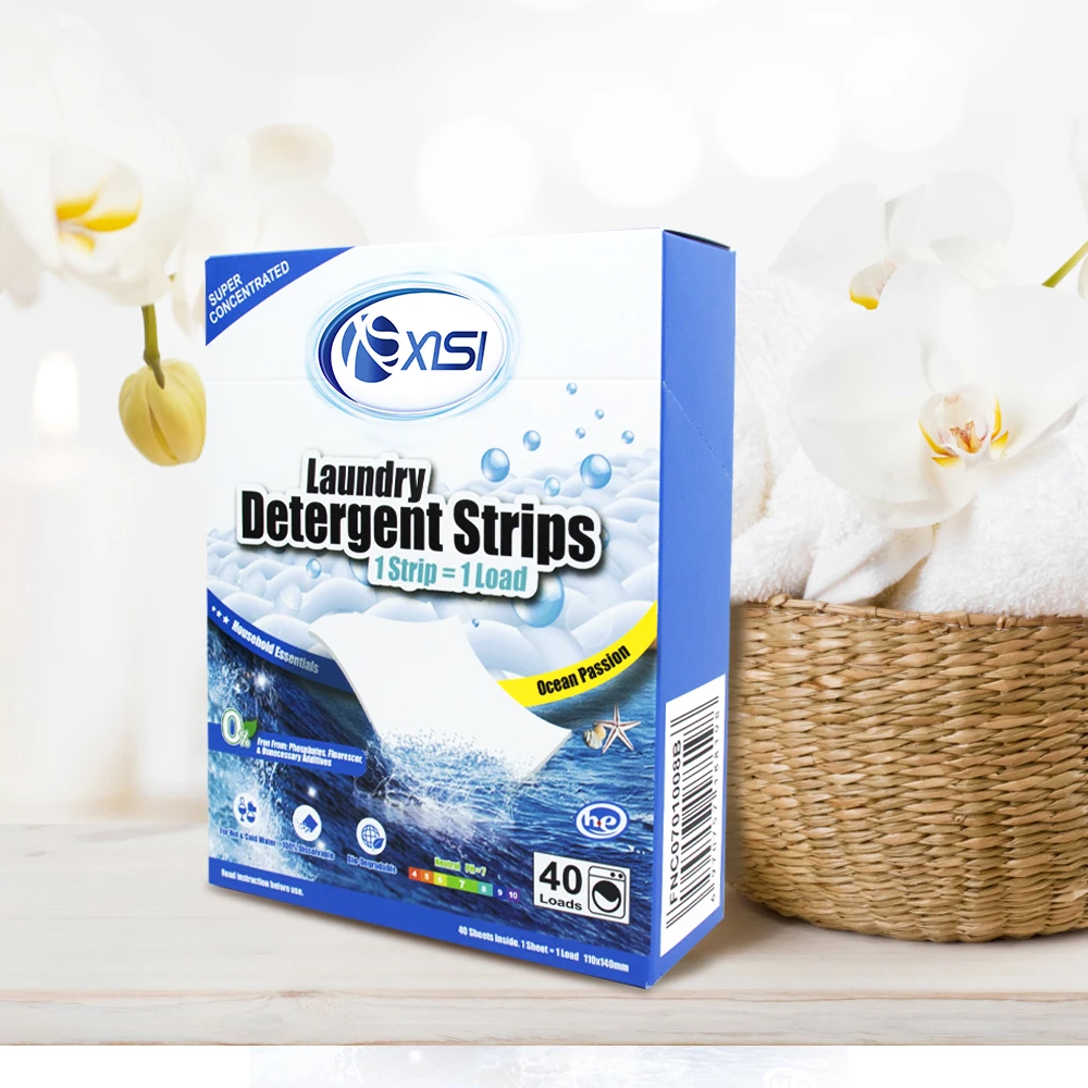 Eco-friendly Lightweight Laundry Strips Mild Formula Clothes Cleaner ...