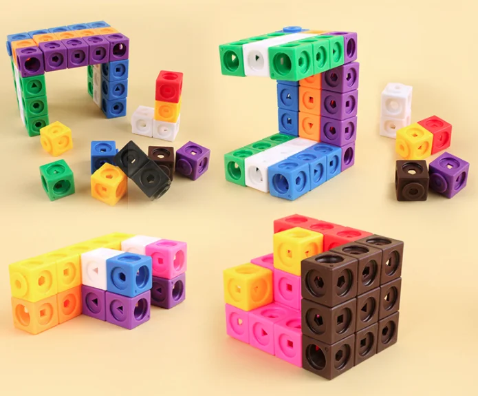 Educational Construction Toys Early Math Manipulatives Linking Cube ...