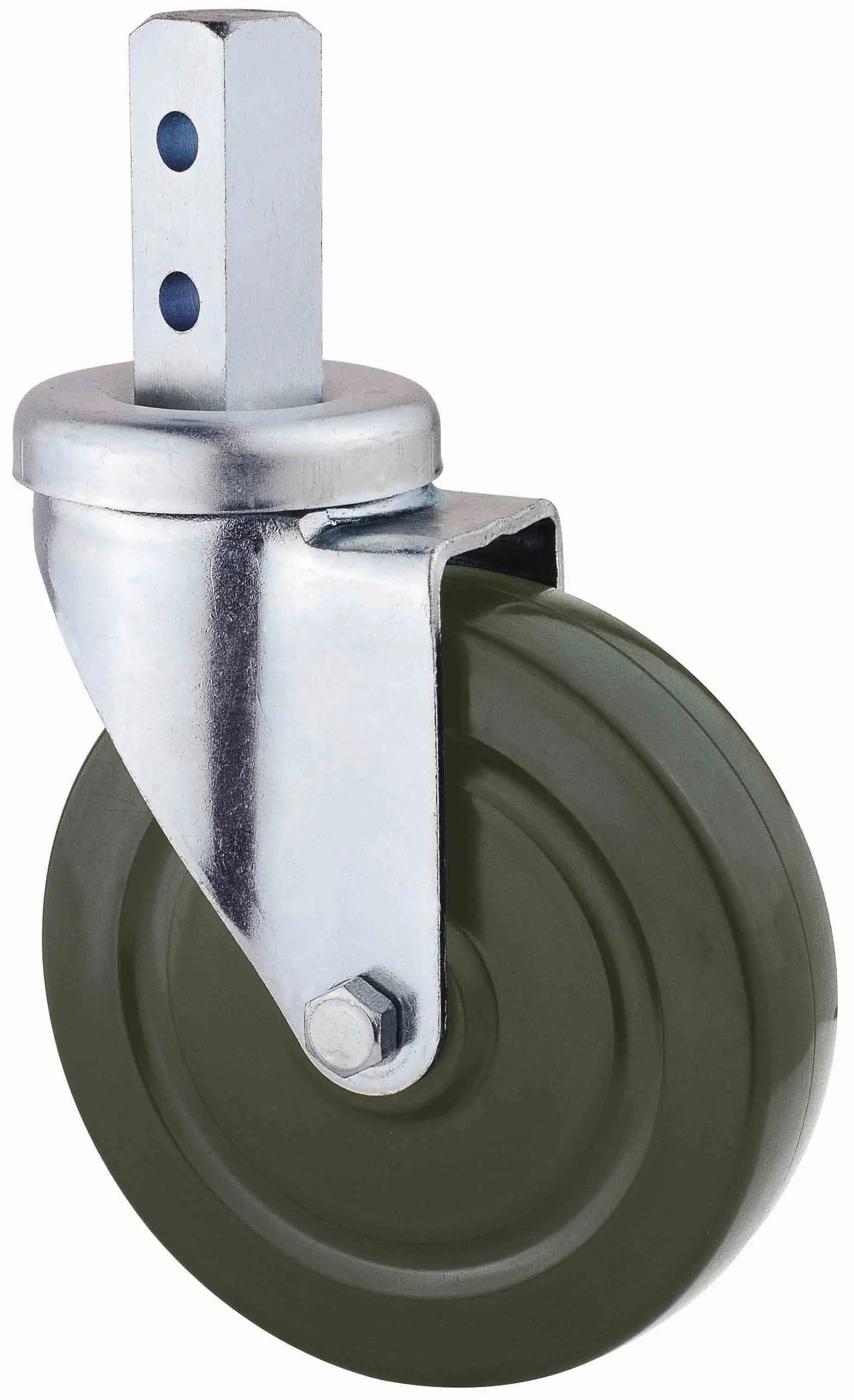 Scaffolding Caster Medium Duty Stem Swivel with Dual Brake for ...