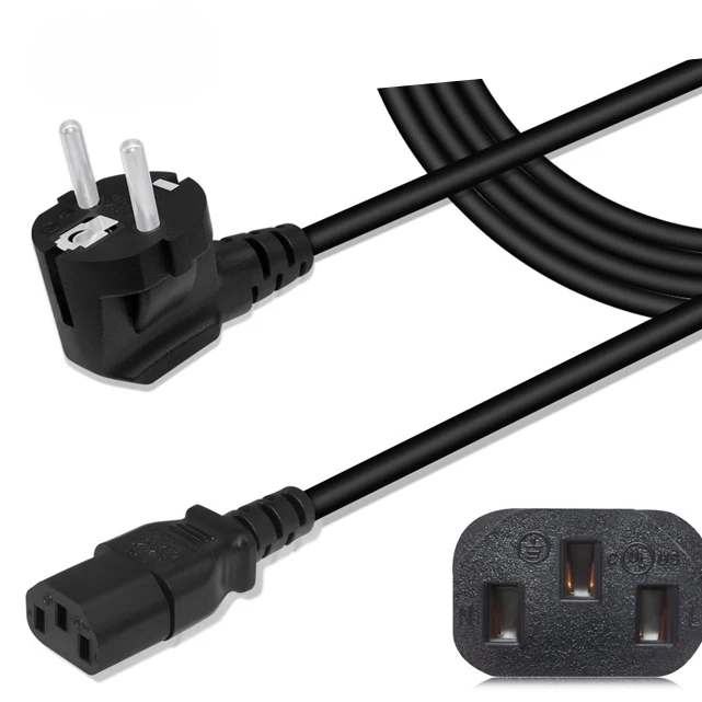 Vde Ce 16a 250v Schuko Power Plug Iec60320 C13 Universal Ac Power Cord ...