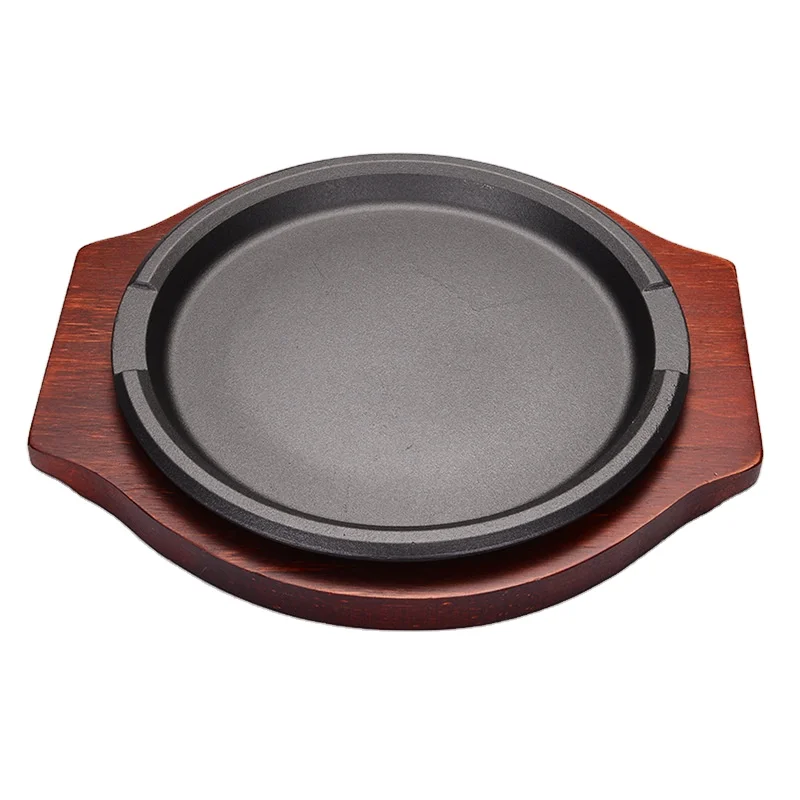 Professional Cast Iron Pan For Teppanyaki Steak Restaurant Hotel Bar ...