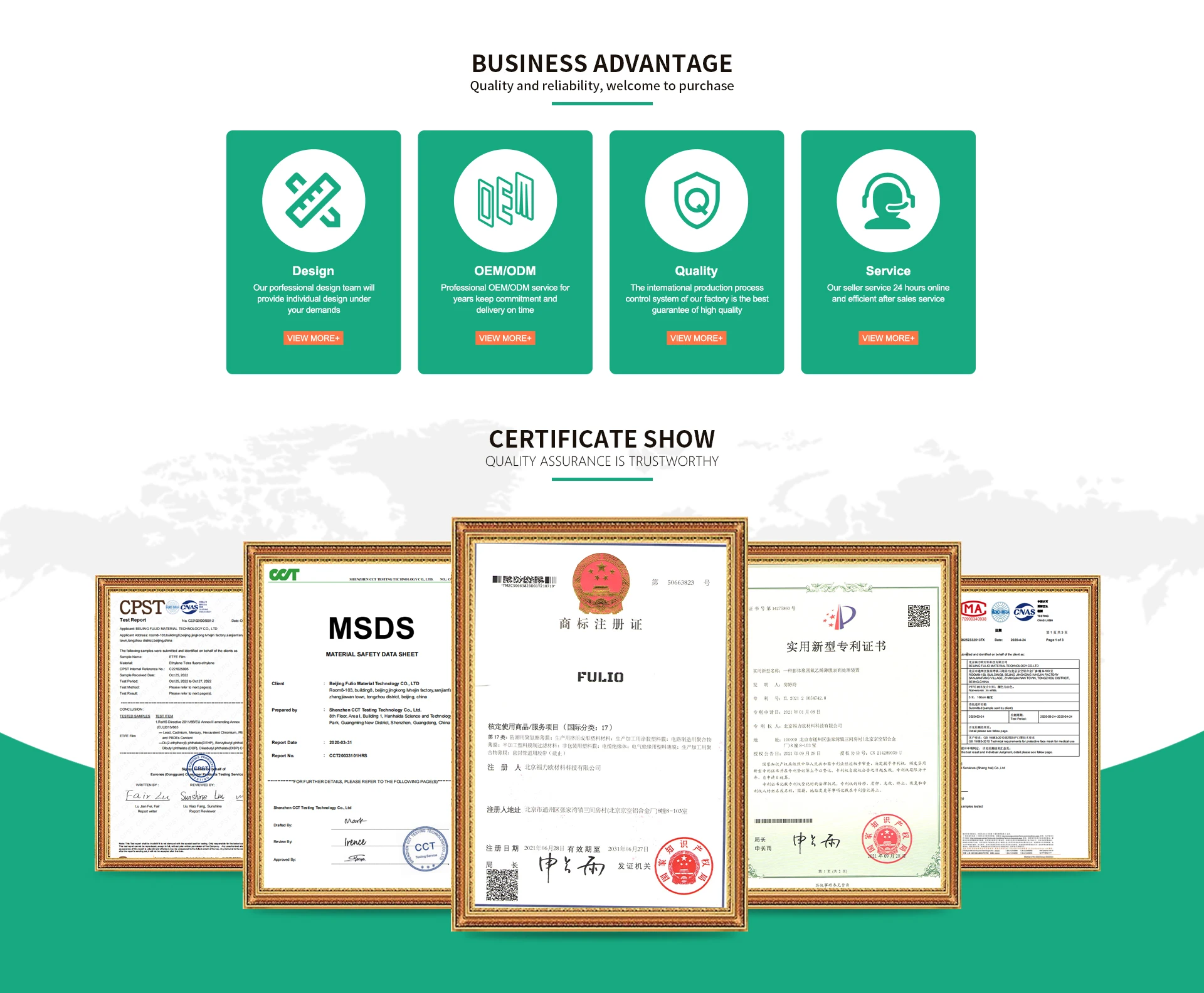 Beijing Fulio Material Technology Co., Ltd. - vent membrane, ePTFE Membrane