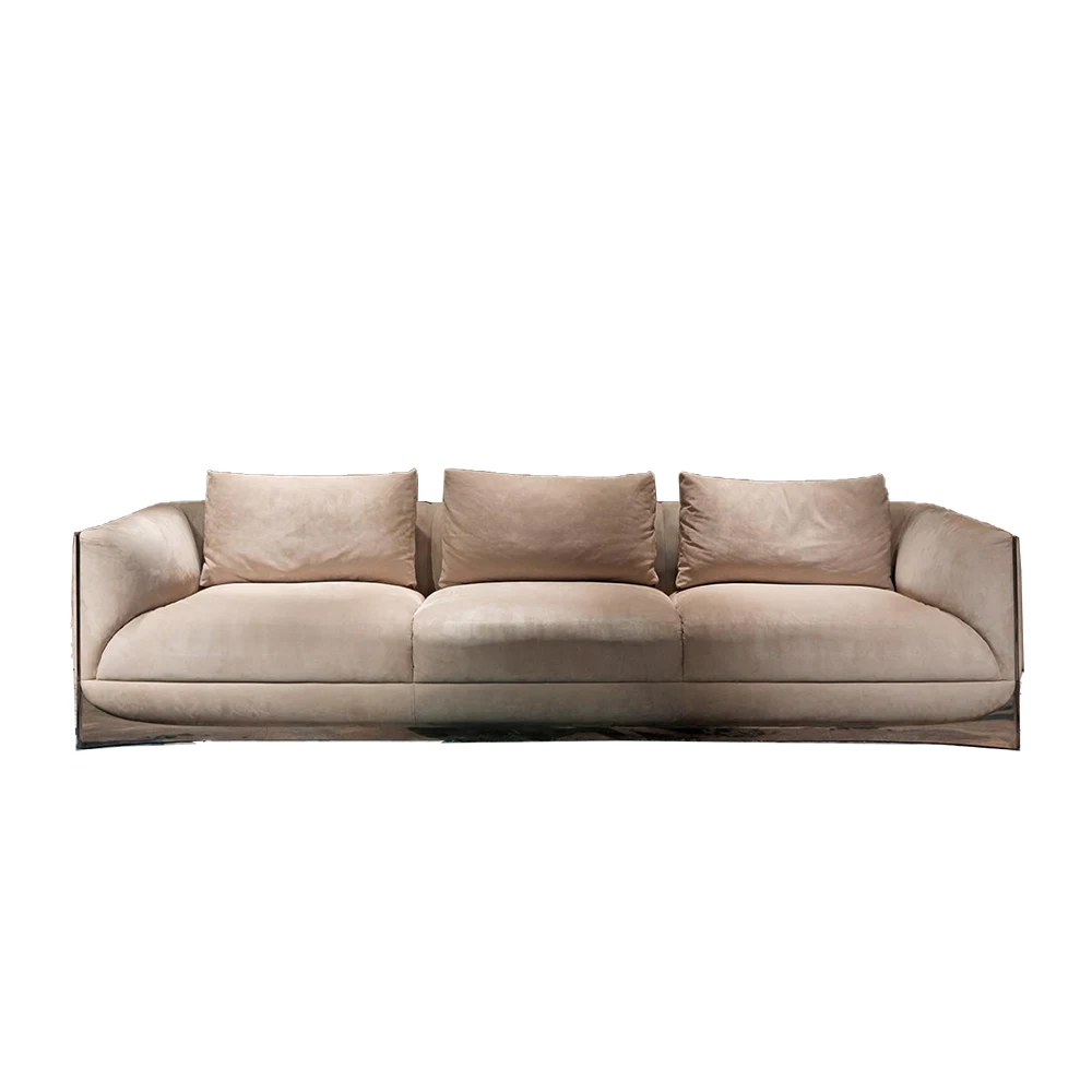 North European Style Fabric Sofa Furniture For Home Solid Wood Three ...