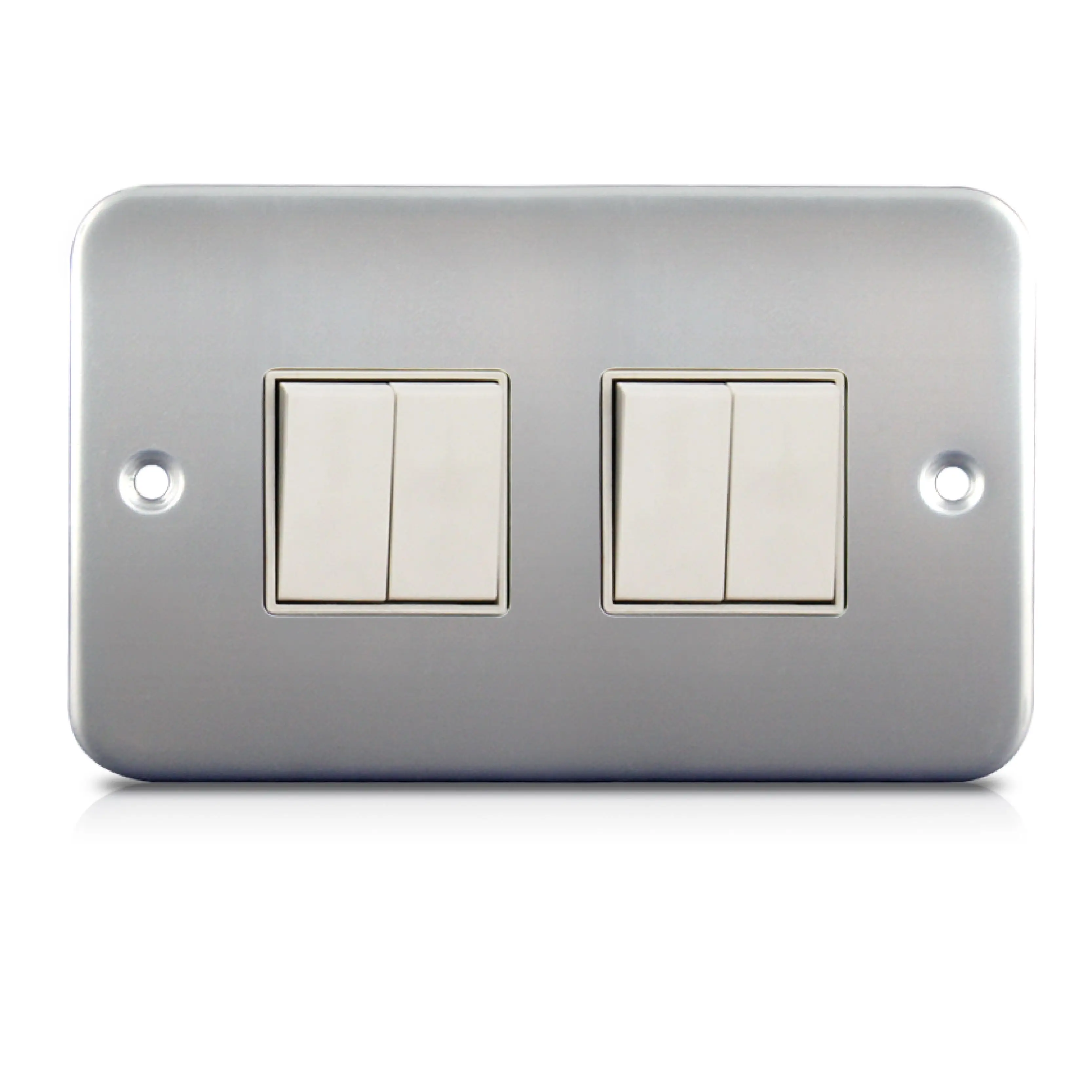 Metal Clad Range 4 Gang Switch With Box Metal Plate 86 Plate - Buy 4 ...