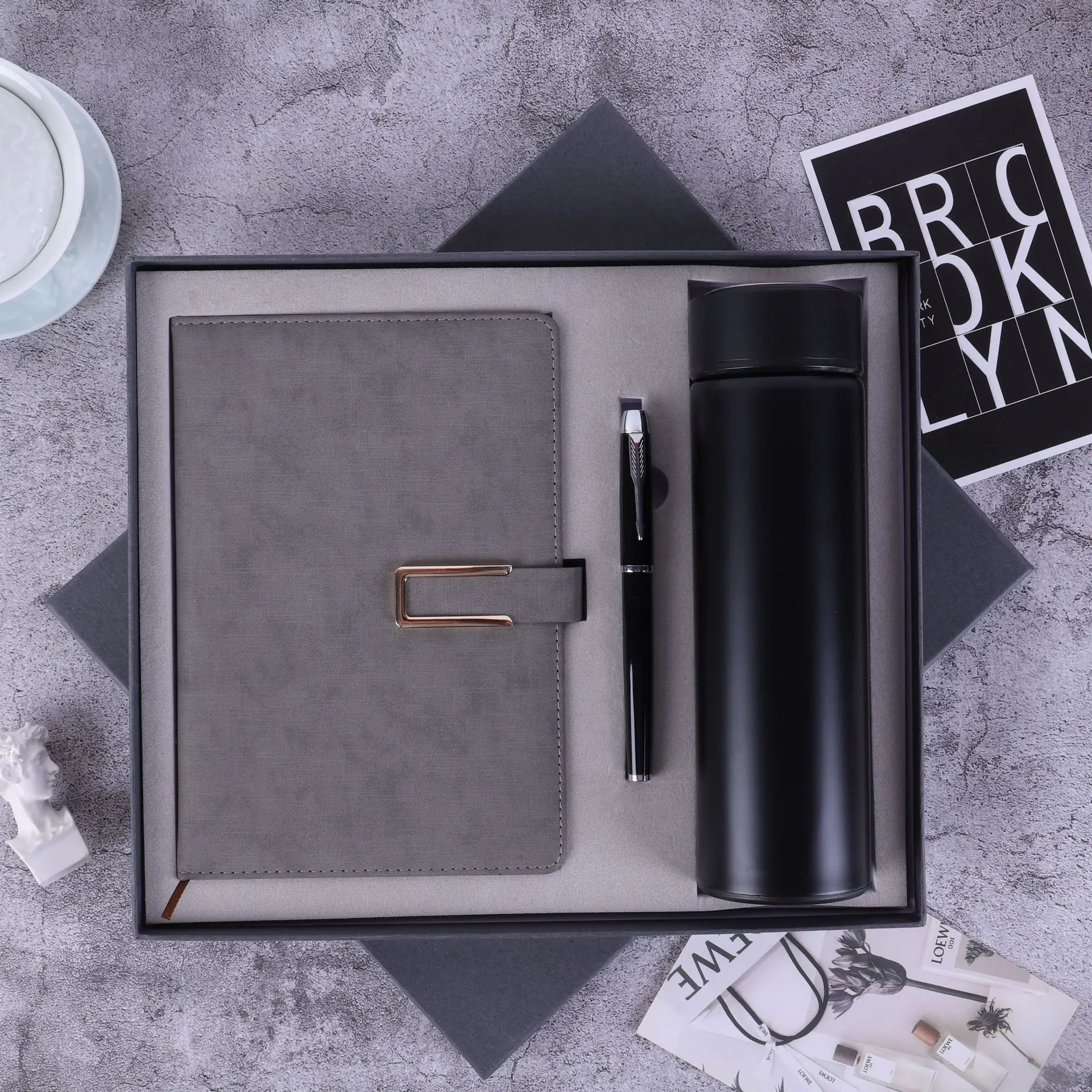 Classical In Stock Notebook Gift Set With Pen For Corporated Gift - Buy ...