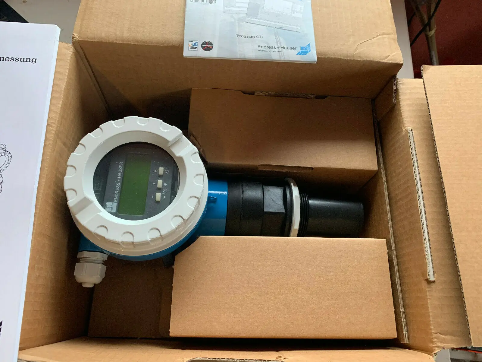 Endress Hauser Fmu41-1rb2a2 Ultrasonic Sensor New Fmu41 Prosonic Level ...