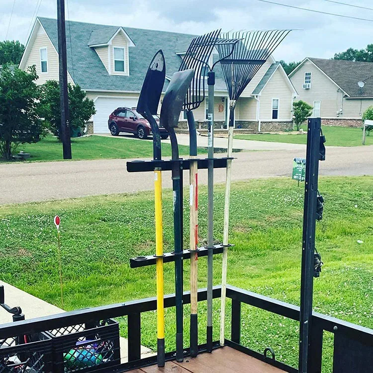 JH-Mech Hand Tool Rack Lockable Trimmer Landscape Trailer Rack High ...