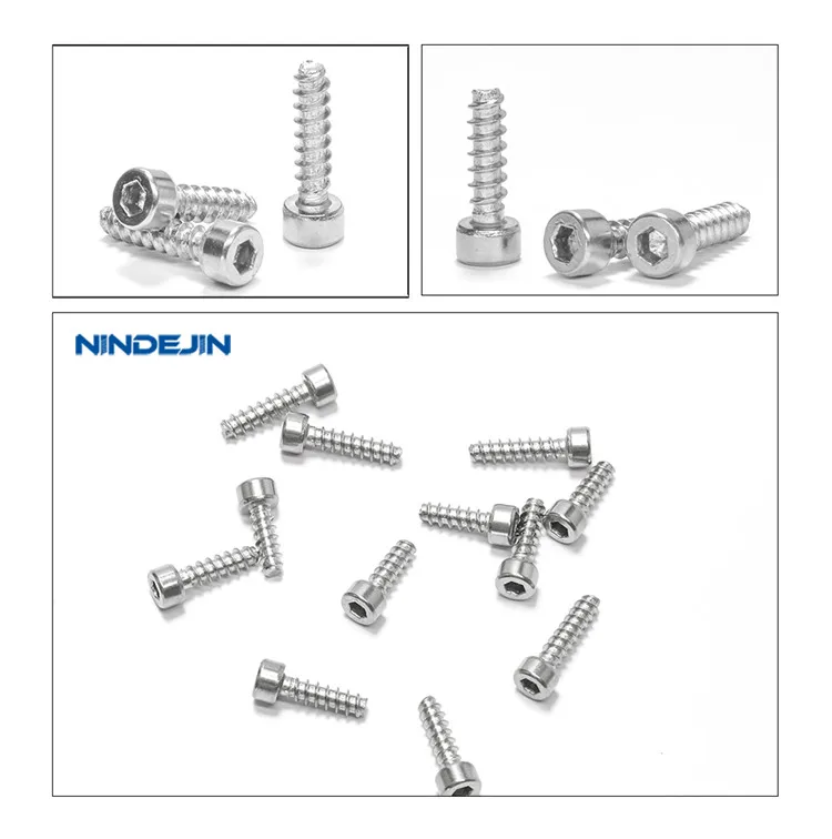 Stainless Steel M2 M2.6 M3 M4 M5 Hex Socket Head Cap Self Tapping ...