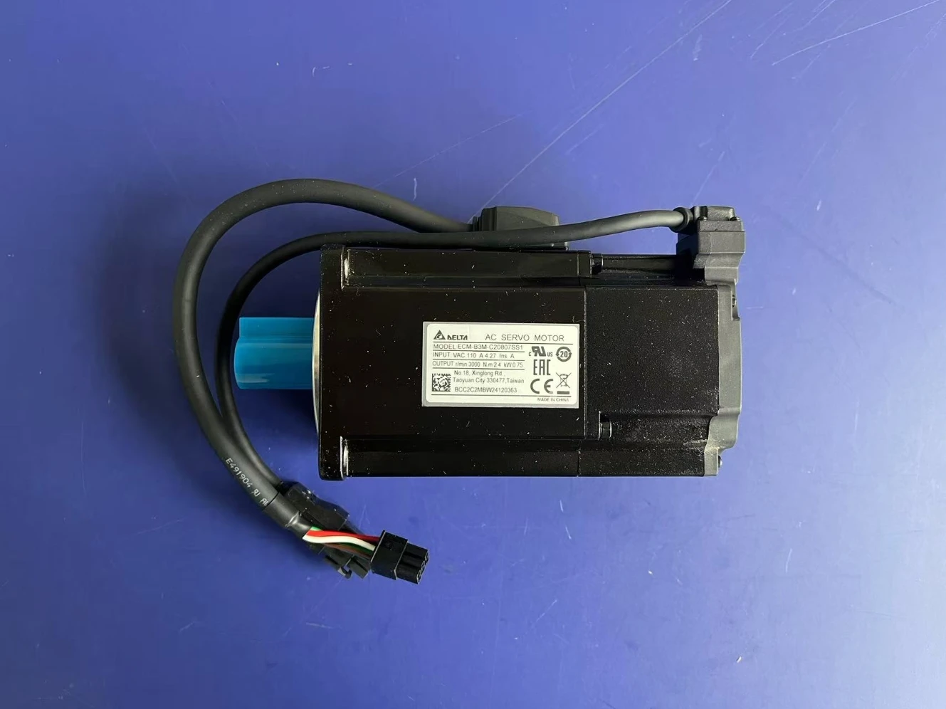 Delta ECM-B3M Series Servo Motor ECM-B3M-C20807SS1 750W 220VAC 1/3PH ...