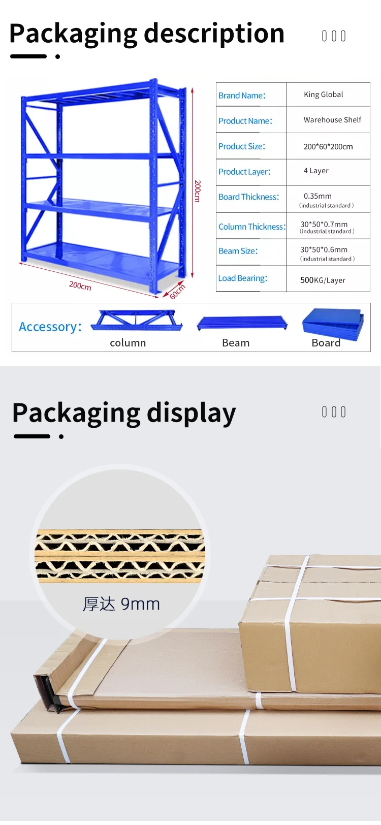 Industrial Steel Garage Warehouse Boltless Metal Rack Shelving Storage ...