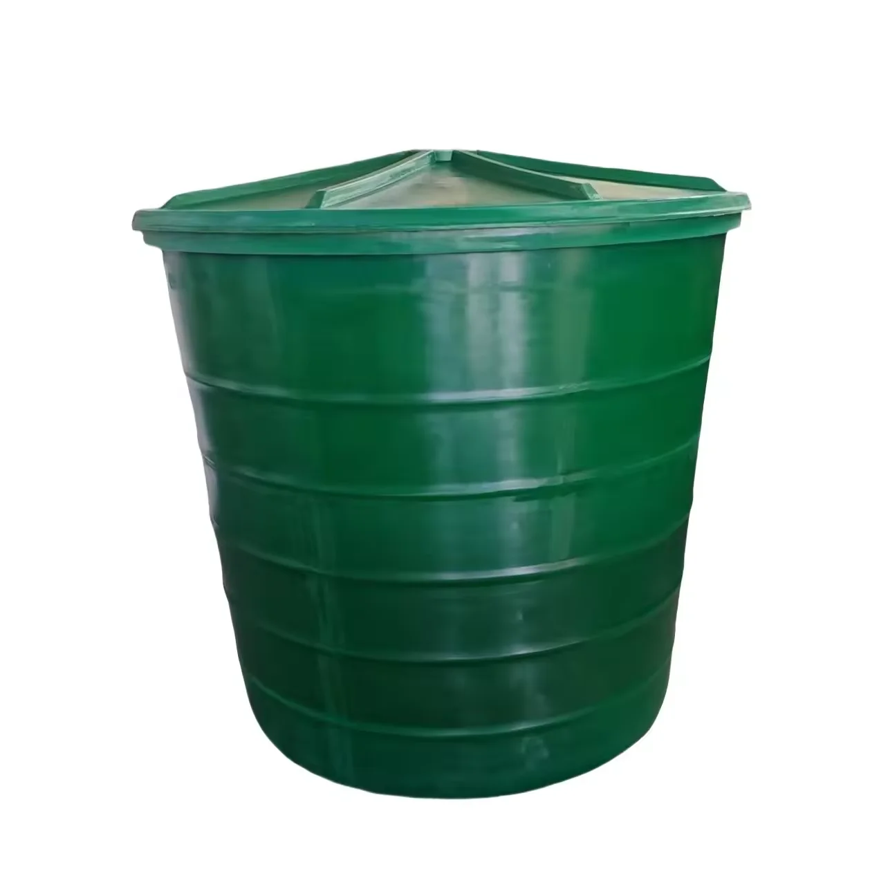500 Gallon Round Open Top Poly Plastic Water Container – Durable Eco ...