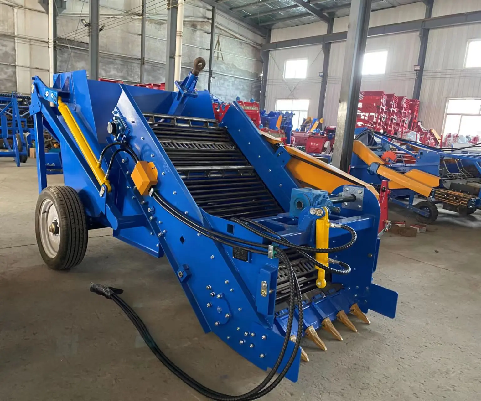 11JS-120 Farmland Stone Collecting Machine Stone Picker Picking Machine ...