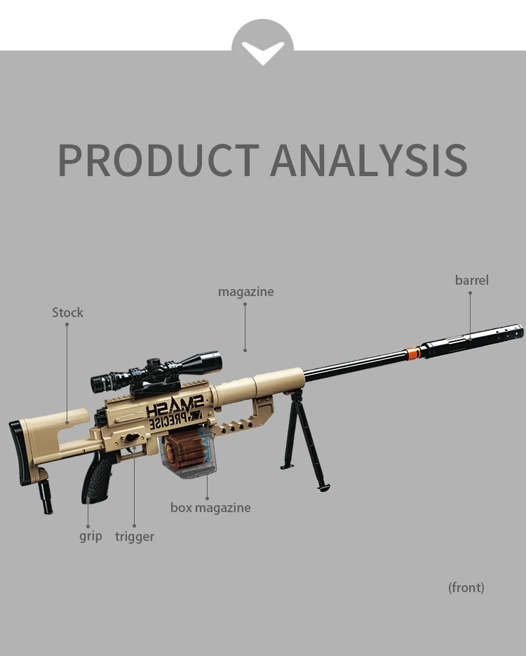 Outdoor Plastic Electric M416 Foam Eva Equipment Weapon Machine Nerf ...